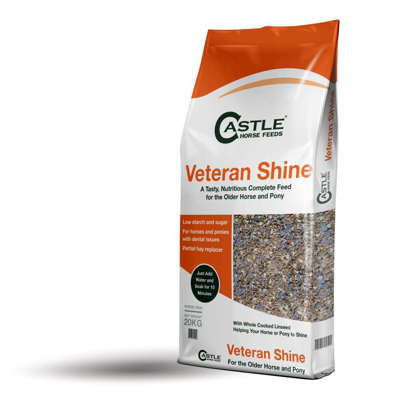 Castle Horse Feeds Veteran Shine 20kg - Default Title | Zoars Ark Pet ...