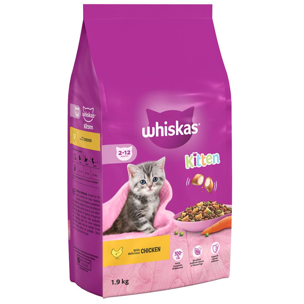 Whiskas Kitten Complete Dry With Chicken - Default Title | Zoars Ark Pet Superstore