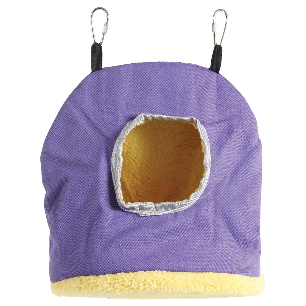 Snuggle Tent Parrot Hideaway - Purple - Default Title | Zoars Ark Pet ...