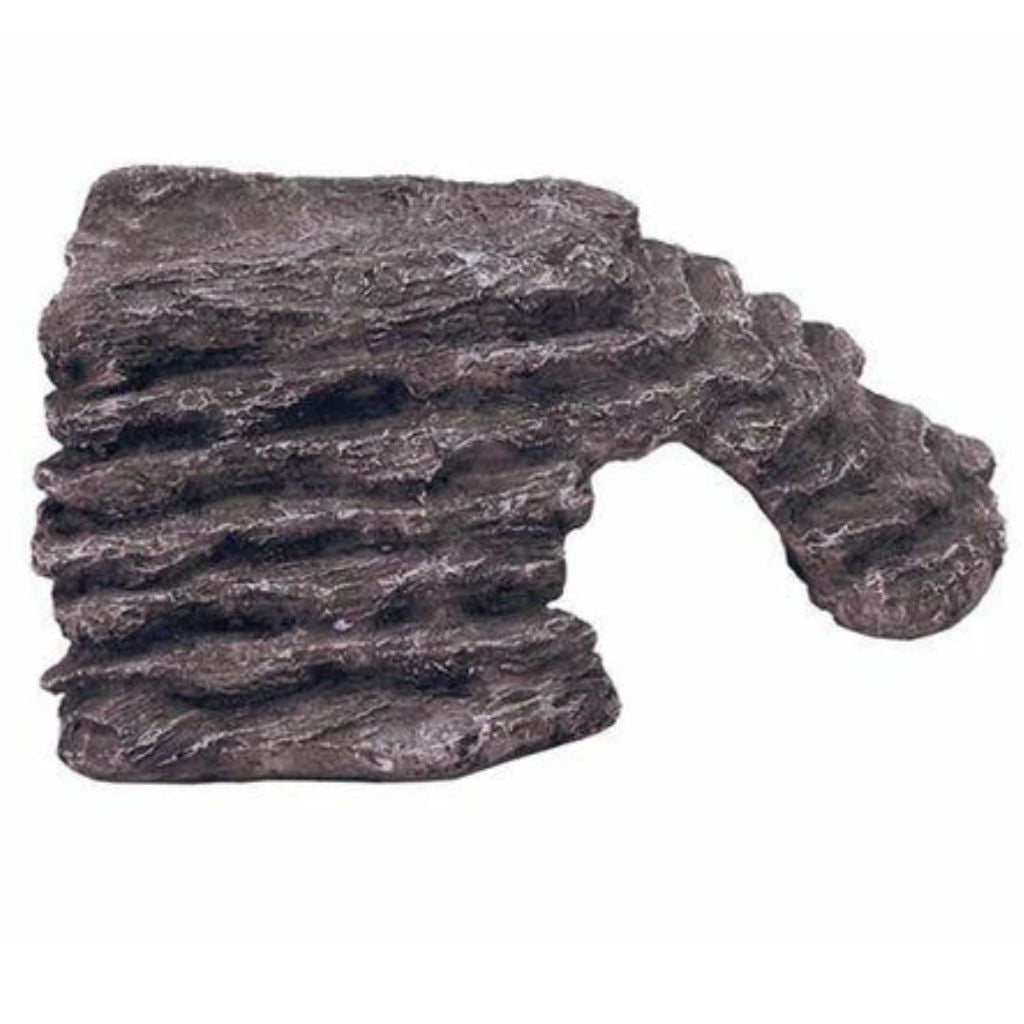 Komado Basking Corner Ramp Plaform - Brown / Large | Zoars Ark Pet ...