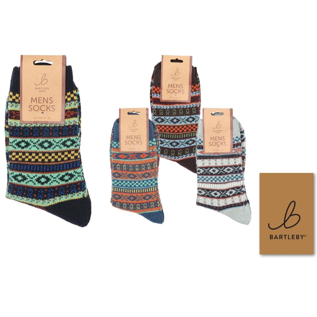 Bartleby Socks - Mens Pattern, Assorted - Default Title | Zoars Ark Pet ...