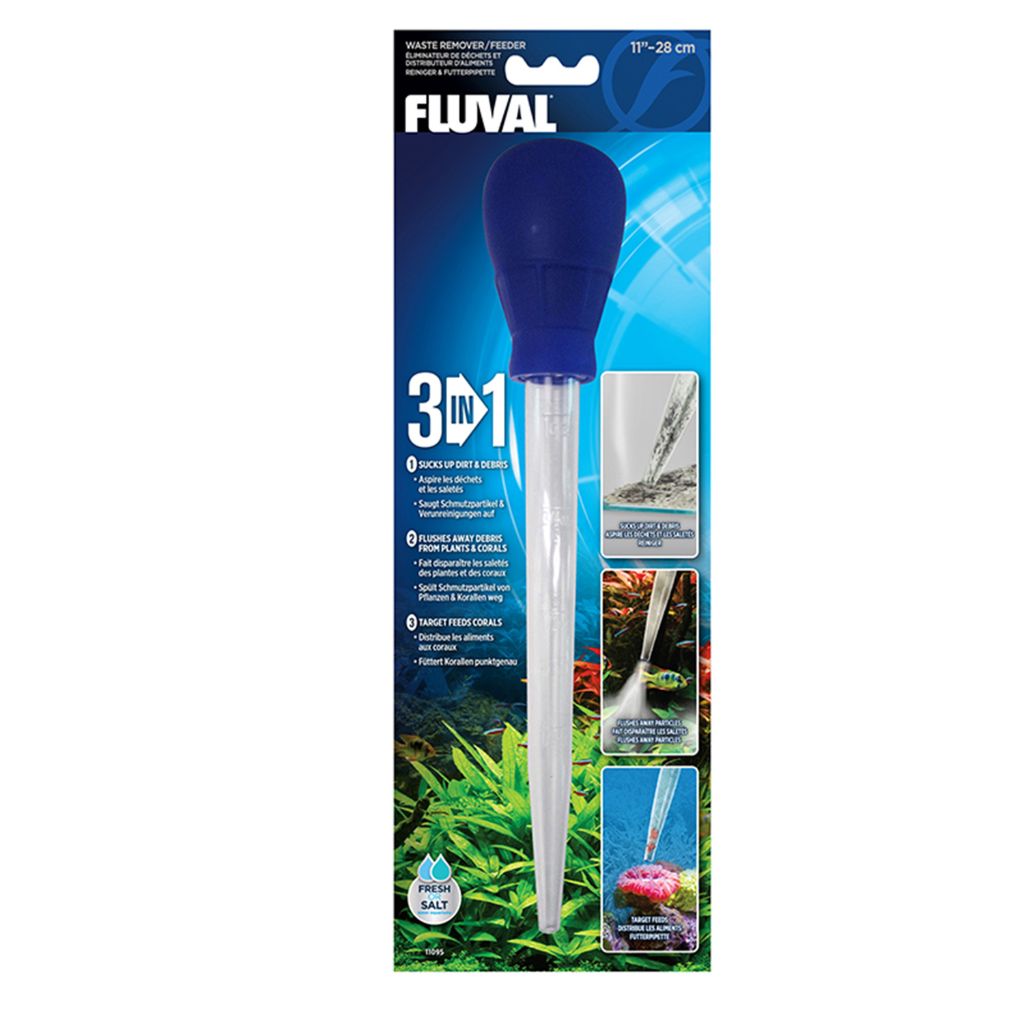 Fluval 3 In 1 Waste Remover & Feeder - Default Title | Zoars Ark Pet ...