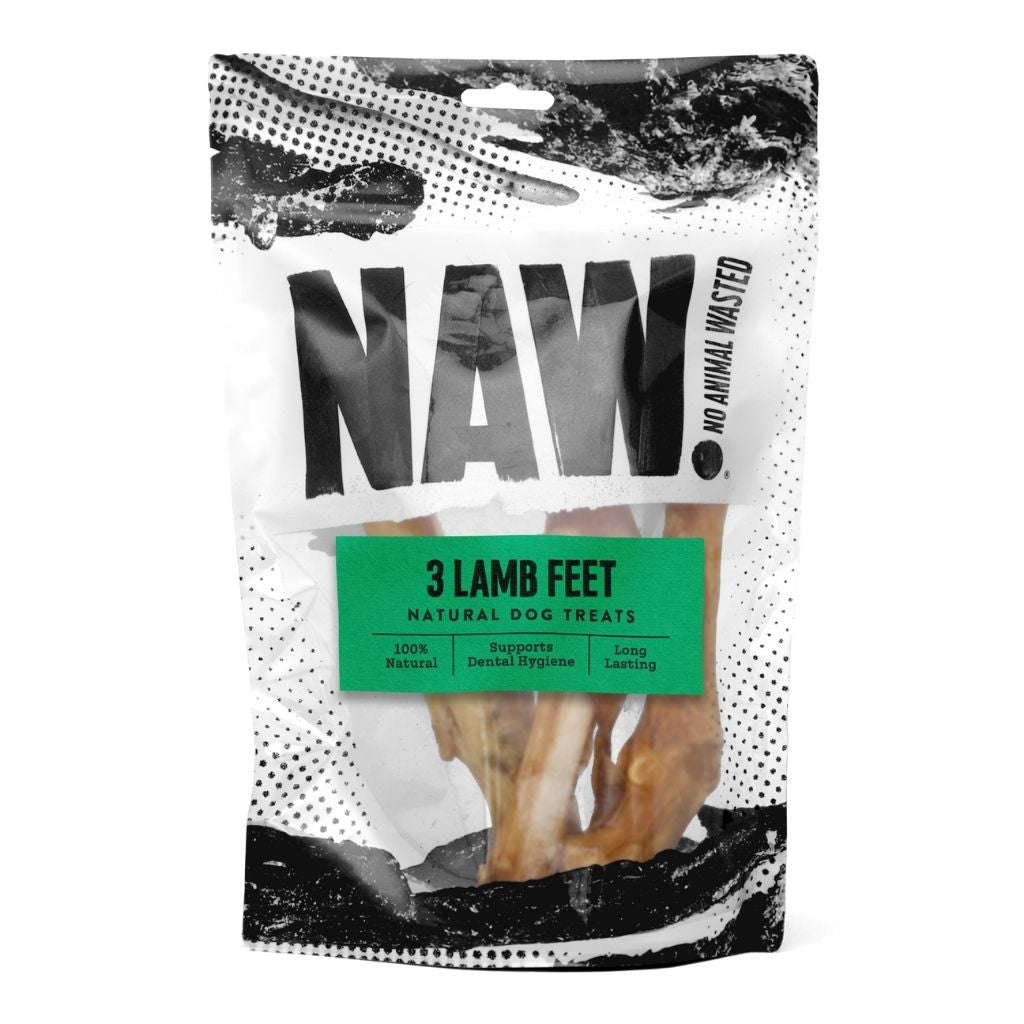 Naw Lamb Feet 3 Pack - Default Title | Zoars Ark Pet Superstore