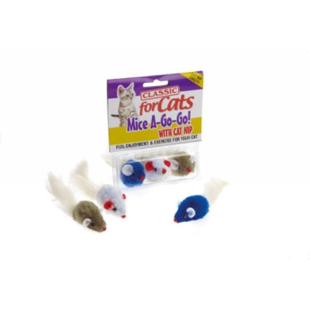 Caldex Furry Mice Cat Toy - Default Title | Zoars Ark Pet Superstore
