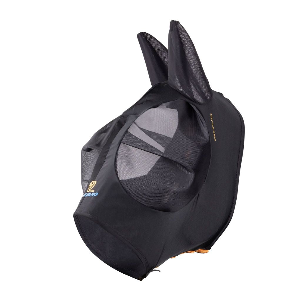 Flyguard Pro Stretch Fly Mask Jet - Small Pony | Zoars Ark Pet Superstore