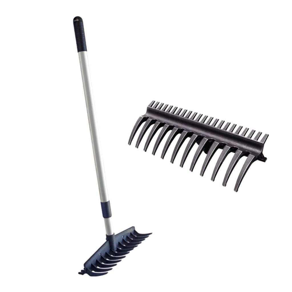 Telescopic Double Sided Rake - Default Title | Zoars Ark Pet Superstore